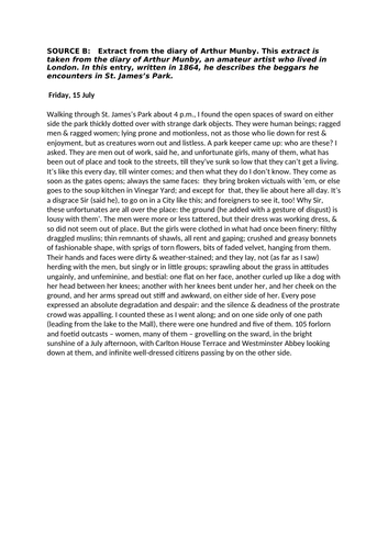 AQA GCSE English Language: Paper 2 - Q1,Q2 and Q4 Homelessness ...