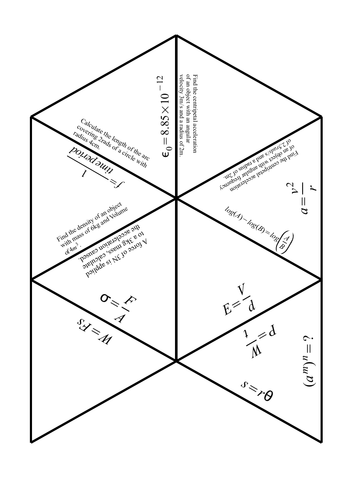 Physics/Engineering Formulae Tarsia | Teaching Resources Physics/Engineering Formulae Tarsia | Teaching Resources