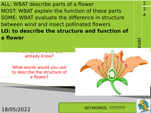 KS3 Science, Ecosystems: Interdependence and Plant Reproduction ...
