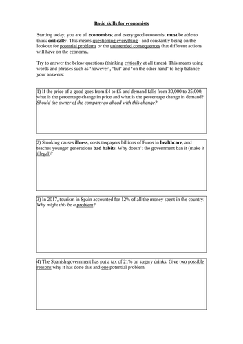 Introduction to IB Economics - IB Diploma - Unit 1 (complete ...