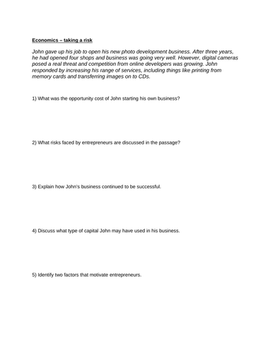 Introduction to IB Economics - IB Diploma - Unit 1 (complete ...