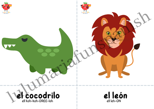 Spanish Jungle Animals Package for KS2 | Teaching Resources