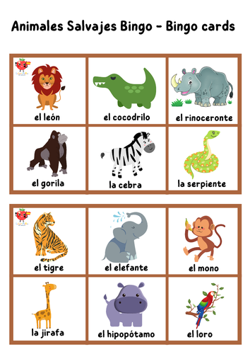 Spanish Jungle Animals Package for KS2 | Teaching Resources