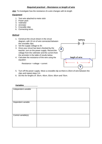 Electricity Sequence of Lessons | Teaching Resources