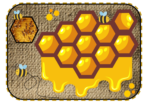 Bee themed tens frame | Teaching Resources
