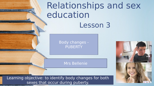Year 7 RSE Body Changes and Puberty | Teaching Resources