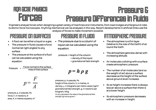 AQA GCSE PHYSICS Paper 2 Revision Booklets for 2022 Advance Information ...