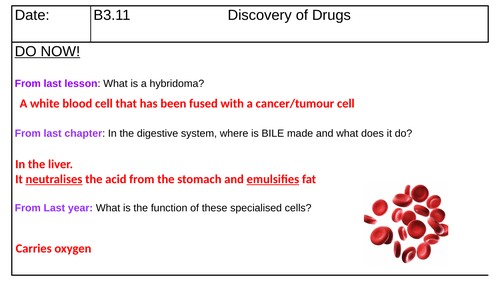 DEFENCE AGAINST DISEASE B3 GCSE AQA Bio | Teaching Resources