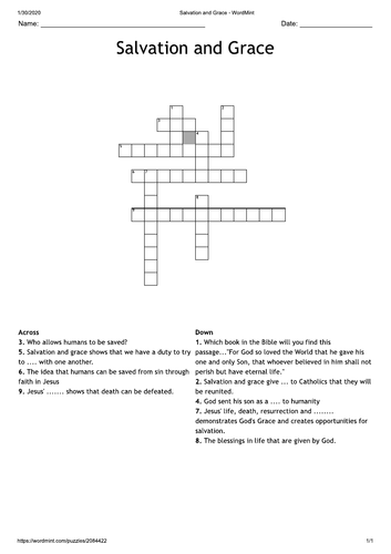 What is Salvation and Grace? | Teaching Resources