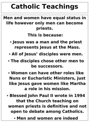 Role of Women in the Church | Teaching Resources