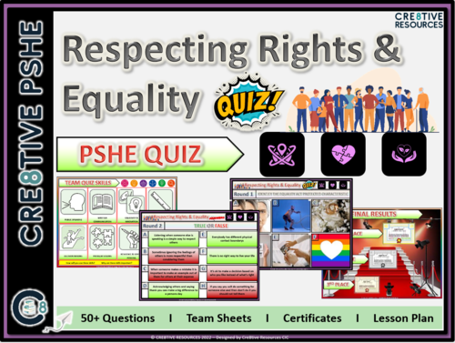 Respecting Rights and Equality Quiz | Teaching Resources