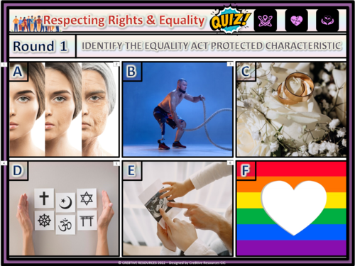 Respecting Rights and Equality Quiz | Teaching Resources