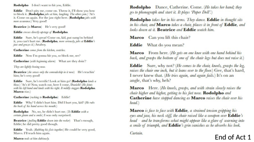 A View from the Bridge Scheme of Work unit KS3 | Teaching Resources