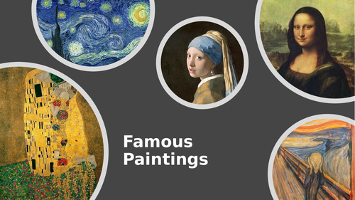 Famous Paintings Information PowerPoint, Quiz and Teacher Answers ...