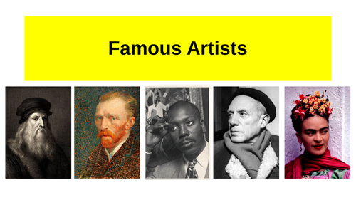 Famous Artists Information PowerPoint, Quiz and Teacher Answers ...