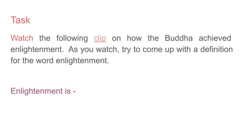 Buddhism 4 Sights of Siddhartha Gautama / Buddha | Teaching Resources