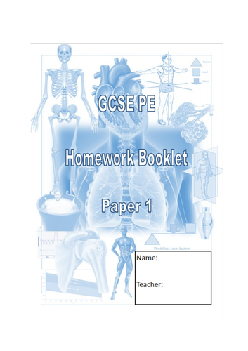 GCSE PE Homework Booklet on Aerobic and Anaerobic | Teaching Resources