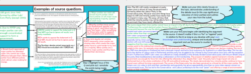 Politics Alevel Source Questions | Teaching Resources