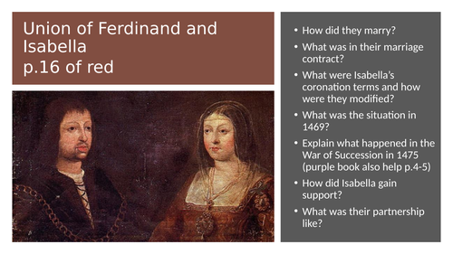 Spain and the Age of Discovery : Ferdinand and Isabella | Teaching ...