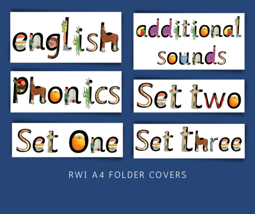 Read Write Inc. RWI Folder Covers | Teaching Resources