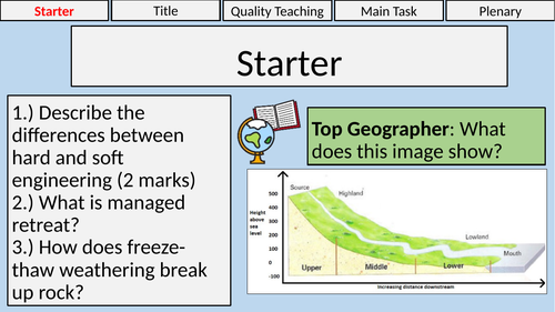 Introduction to Rivers - (KS4 - Key Stage 4) (GCSE) | Teaching Resources
