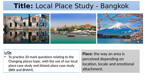 Changing Places - AQA A Level Geography - Full scheme of work ...