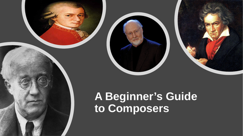Famous Musical Composers Information PowerPoint, Quiz and Teacher ...