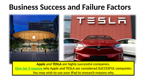 GCSE Business Edexcel - Measures of Business Success and Failure ...