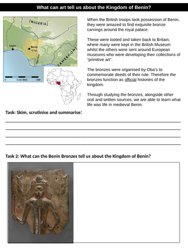 African Kingdoms - Kingdom of Benin | Teaching Resources