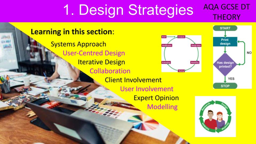 Designers / AQA DT 9 - 1 / Theory Lesson | Teaching Resources