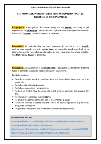 Unit 17: Helpsheets for higher criteria | Teaching Resources