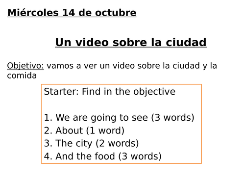 Viva 1 Module 5 Mi Ciudad | Teaching Resources