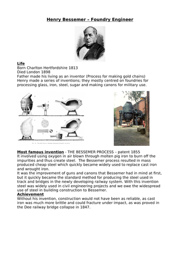 Industrial Revolution Year 8 lesson bundle | Teaching Resources