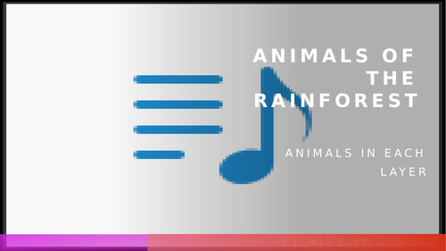 animals of the rainforest | Teaching Resources