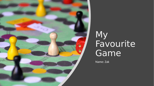 Favourite Game PP Research | Teaching Resources