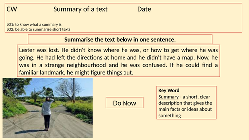 writing-a-summary-of-a-non-fiction-text-teaching-resources