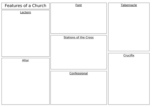 Catholic Church Features | Teaching Resources