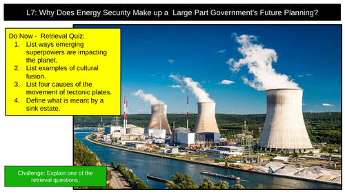 Energy Security AQA | Teaching Resources