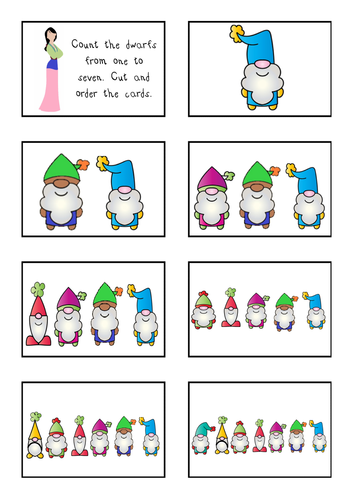 Snow White Counting to 7 and other activities | Teaching Resources