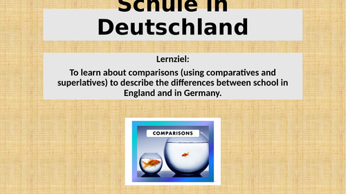 Y8 German - Comparisons / Schule in Deutschland | Teaching Resources