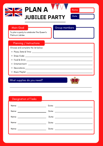Plan a Jubilee Party at your School Activity - Let's Celebrate the ...