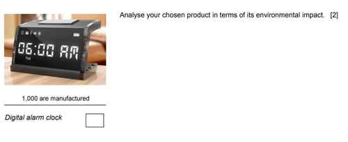 EDUCAS DT GCSE Exam Prep Q5 Electronics. | Teaching Resources
