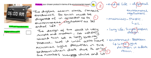 EDUCAS DT GCSE Exam Prep Q5 Electronics. | Teaching Resources