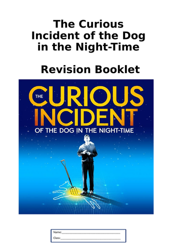 The Curious Incident of the Dog in the Night-Time Revision Booklet ...