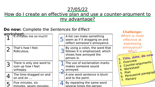 AQA English Paper 2: Non-Fiction - How To Write Counter Arguments ...