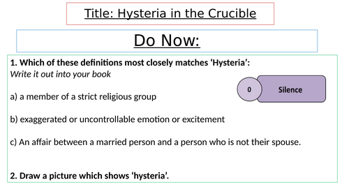 KS3 The Crucible by Arthur Miller Fully Resourced Scheme | Teaching ...