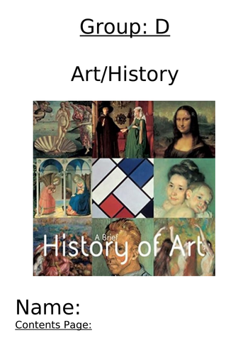 Art History (6 week project) | Teaching Resources