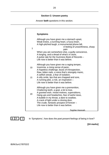 Unseen Poetry Lessons - AQA English Literature | Teaching Resources