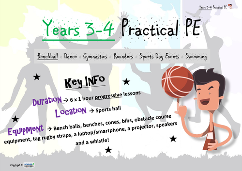 Years 3-4 PE Plans | Teaching Resources