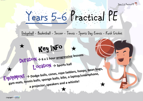 Years 5-6 PE Plans | Teaching Resources